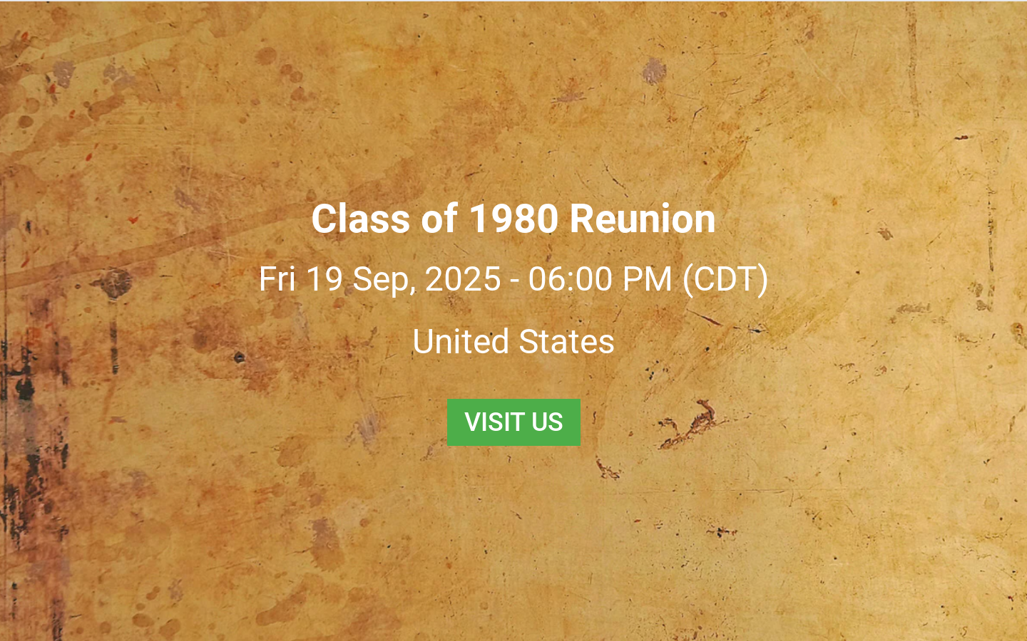 Class of 1980 Reunion